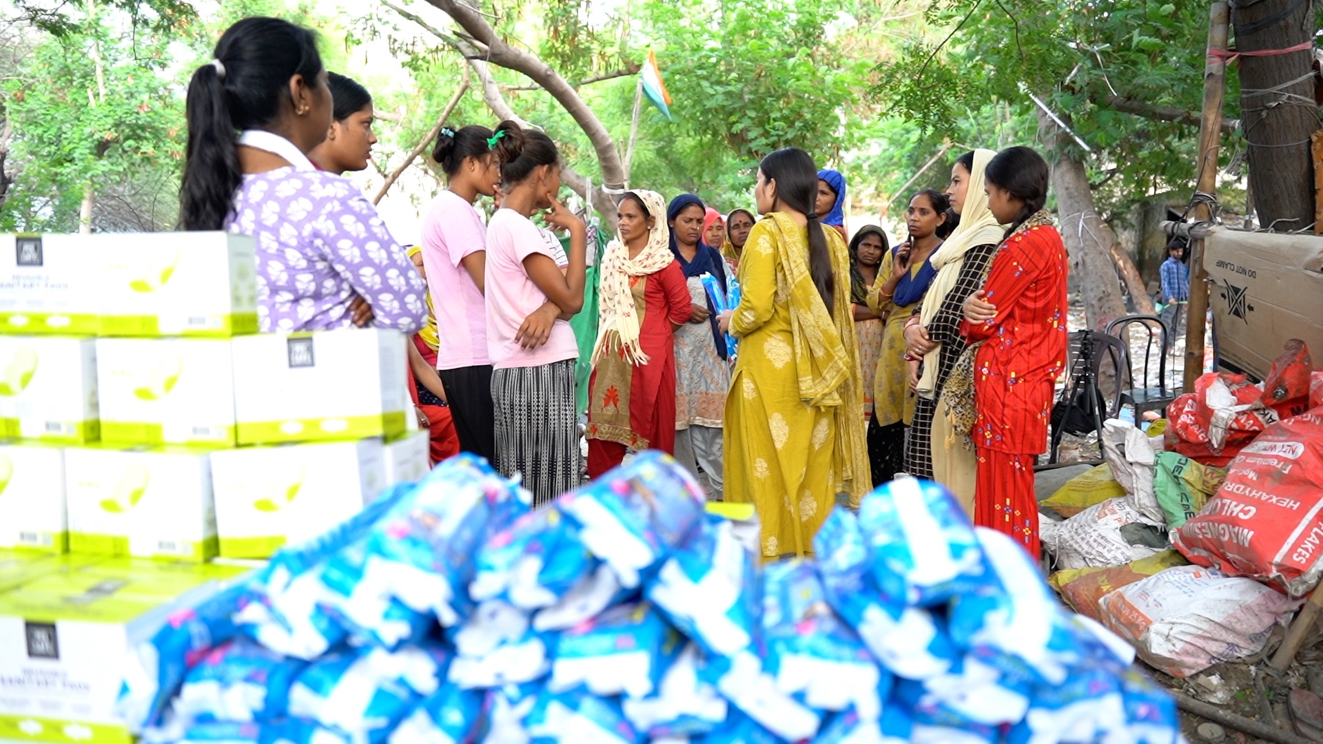 Menstrual Health and Sanitary Pad Distribution – Voice Of Slum
